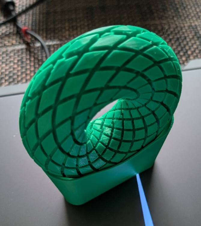 3D Printable Rodin Coil Torus .STL 100mm. x 35mm. Diameter + BASE | 3D ...