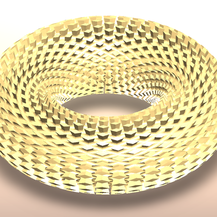 3D Printable Rodin Coil Torus .STL 160mm. x 50mm. Diameter Coil ...