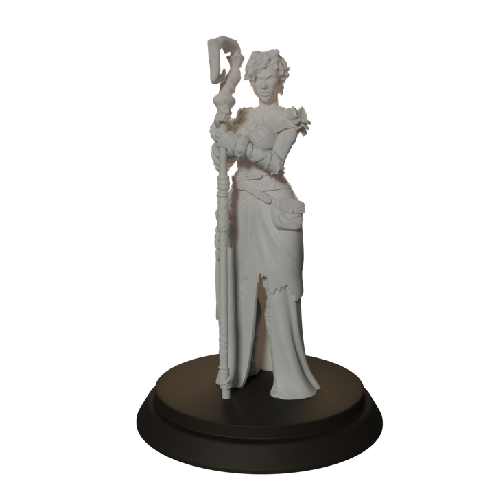 3D Printable Female Human Druid by Tenda Orc Studio