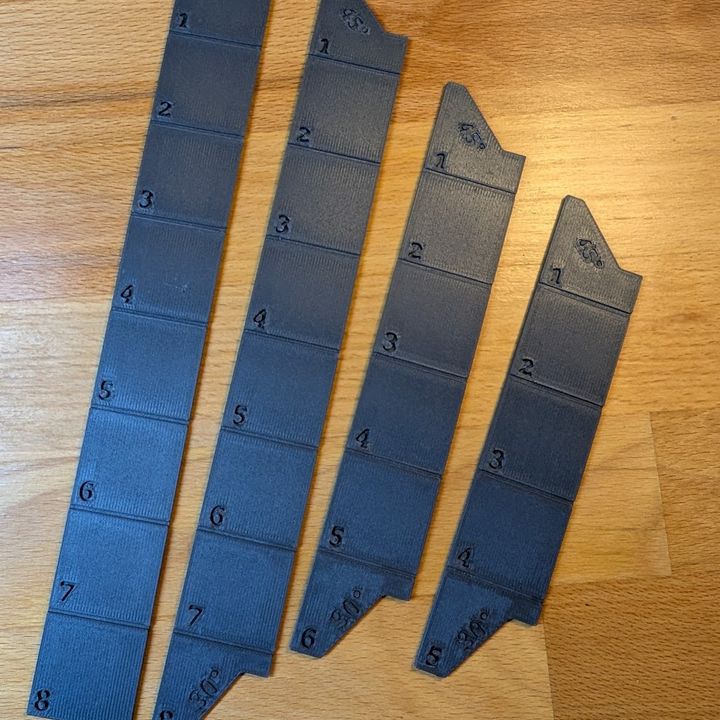 3D Printable Black Seas Movement Gauge and Ruler by Shakos and Sprues