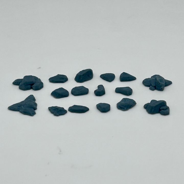 3D Printable Basing Bits - Rock Stones by Hsprods Miniatures