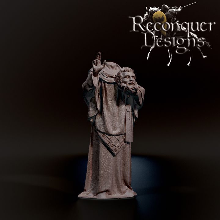 3D Printable St Valentine Statue by Reconquer Designs