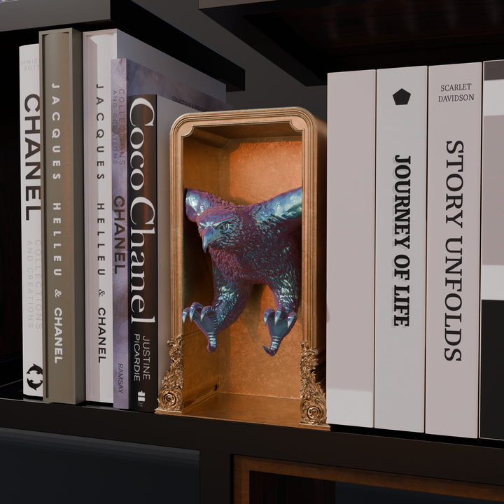 3D Printable Eagle Book Nook by Studio Tridimen