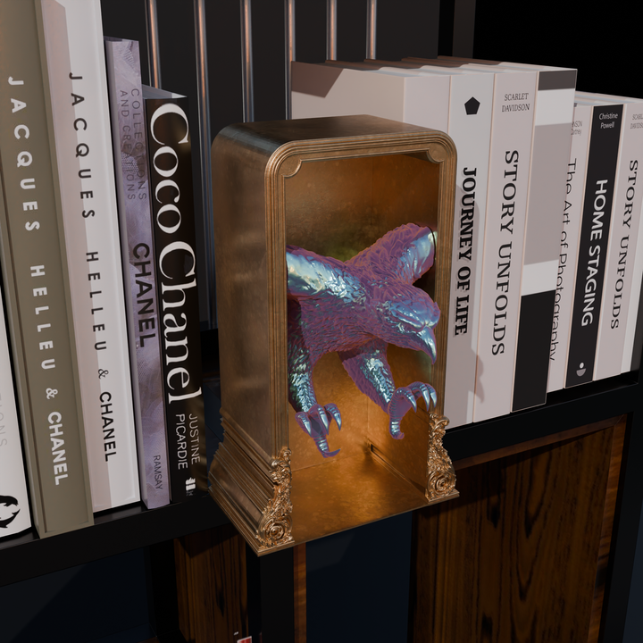 3D Printable Eagle Book Nook by Studio Tridimen