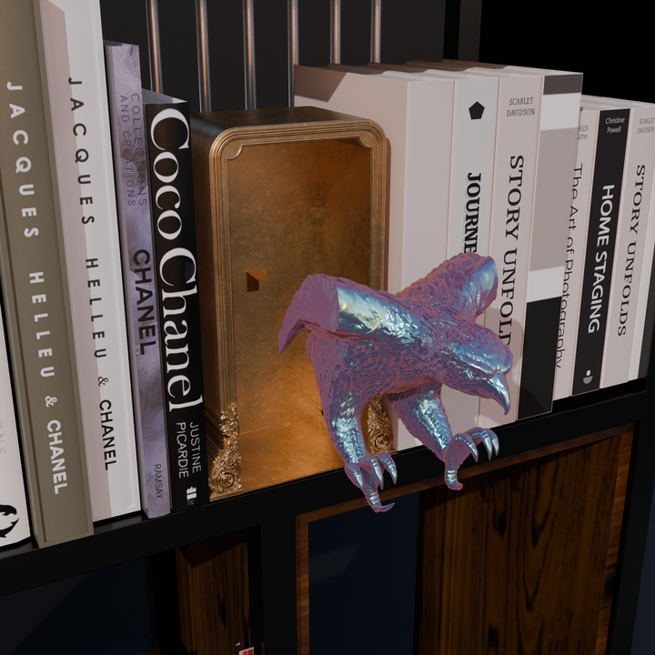 3D Printable Eagle Book Nook by Studio Tridimen