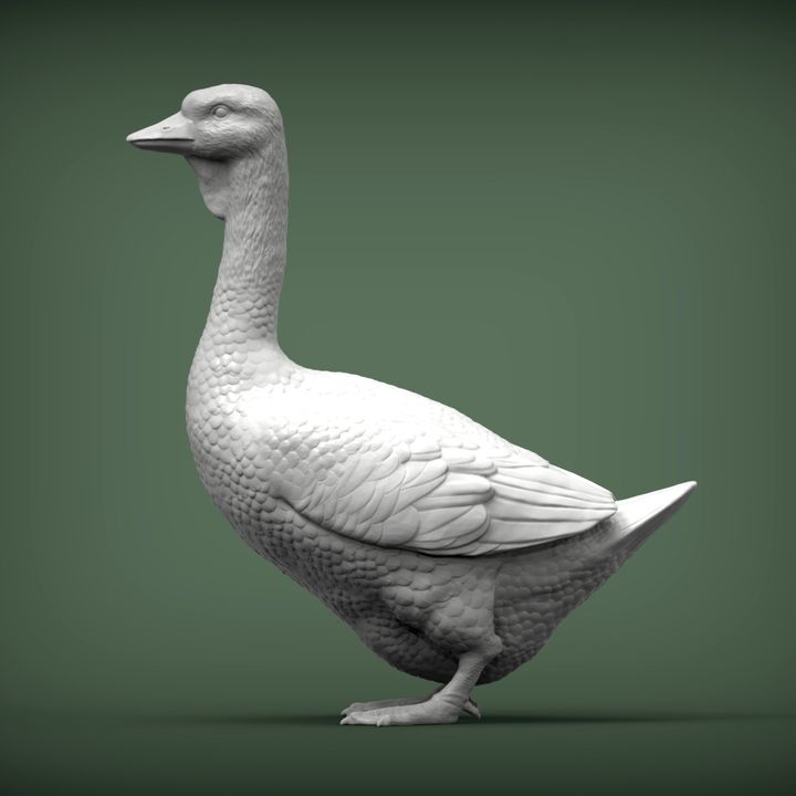 3D Printable goose by Alexander3dart