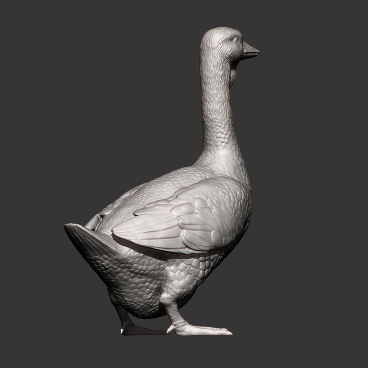 3D Printable goose by Alexander3dart