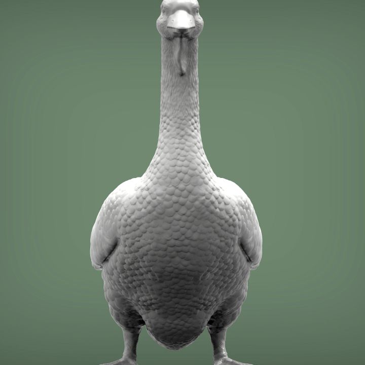 3D Printable goose by Alexander3dart