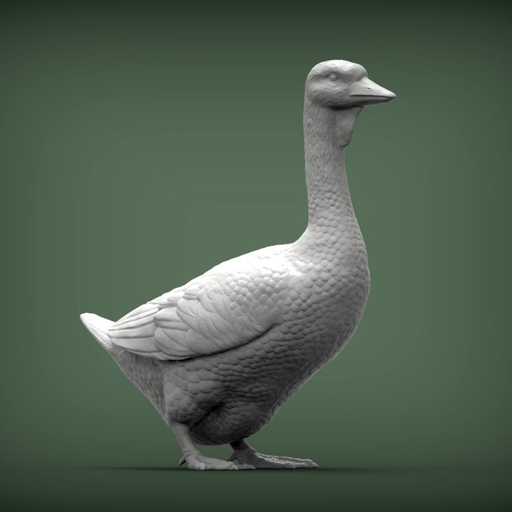 3D Printable goose by Alexander3dart