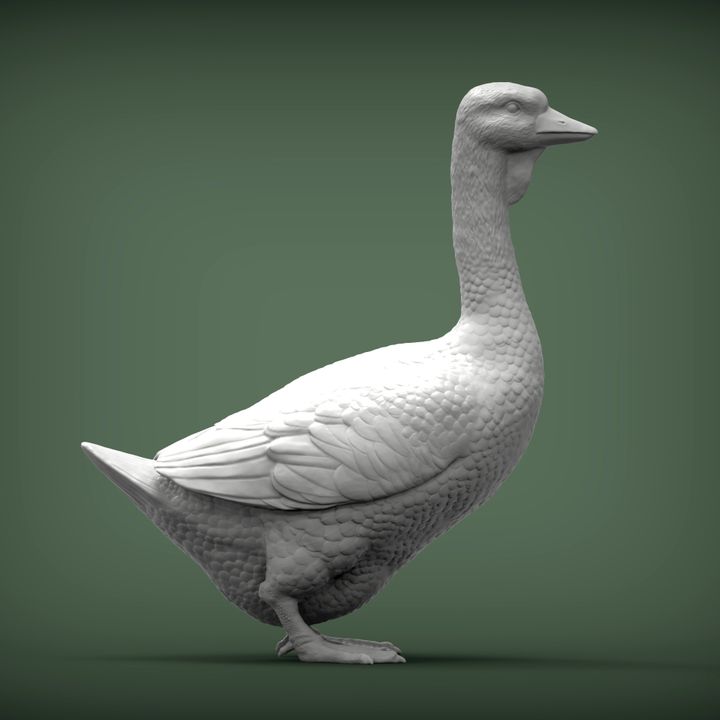 3D Printable goose by Alexander3dart
