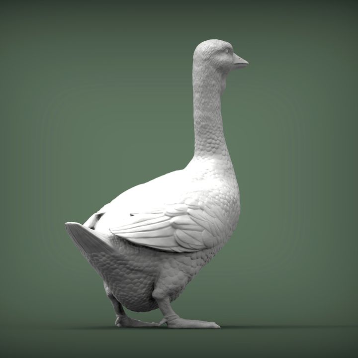 3D Printable goose by Alexander3dart
