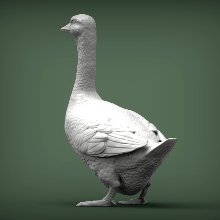 3D Printable goose by Alexander3dart