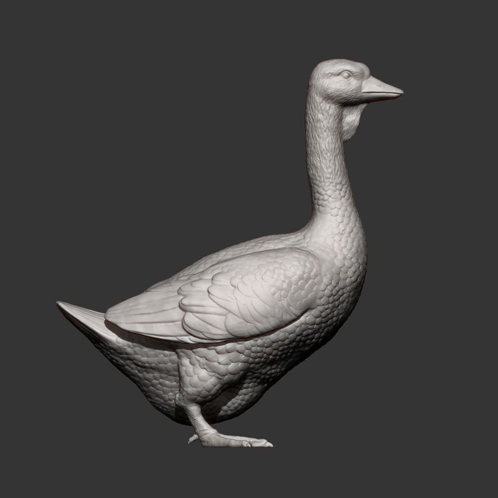3D Printable goose by Alexander3dart