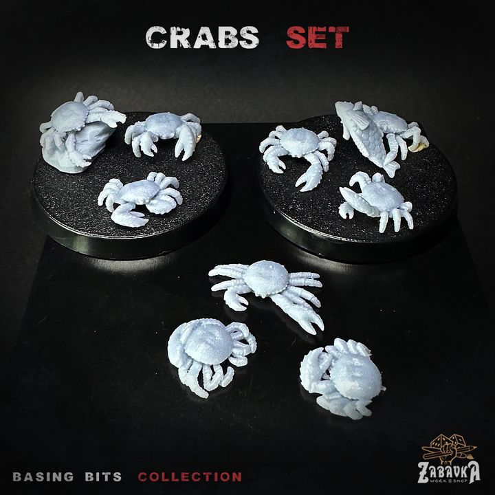 3D Printable Crabs - Basing Bits by Zabavka Workshop