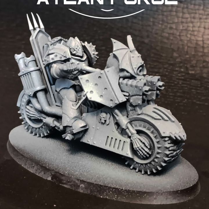 3D Printable Vampire Bikers by Atlan Forge