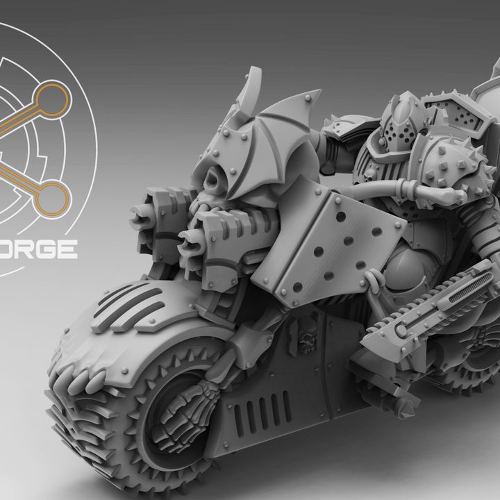 3D Printable Vampire Bikers by Atlan Forge