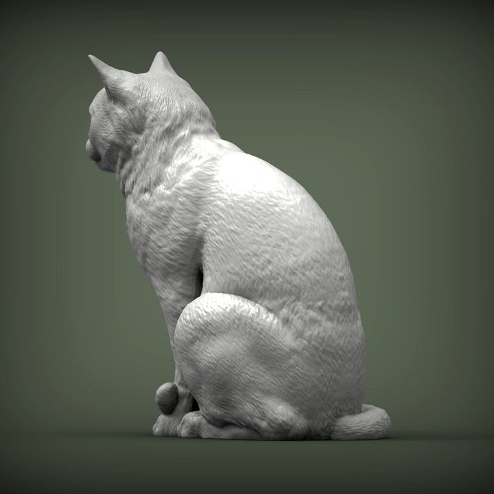 3D Printable Cat by Alexander3dart