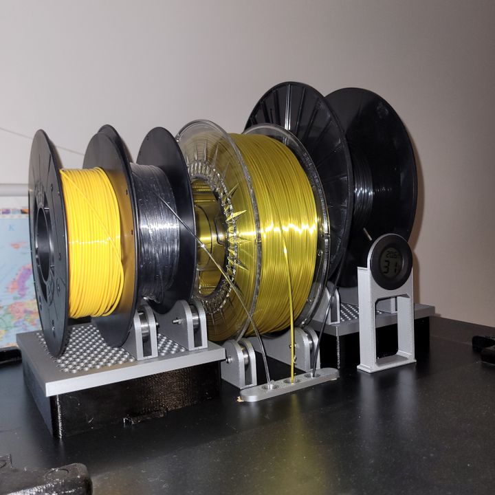3D Printable Filament Roller Stand - Easy Print by Rafał