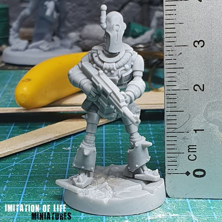 3D Printable Robot Warband Bundle by Imitation of Life Miniatures