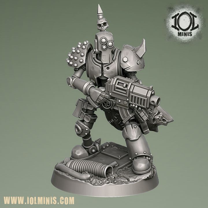 3D Printable Robot Warband Bundle by Imitation of Life Miniatures