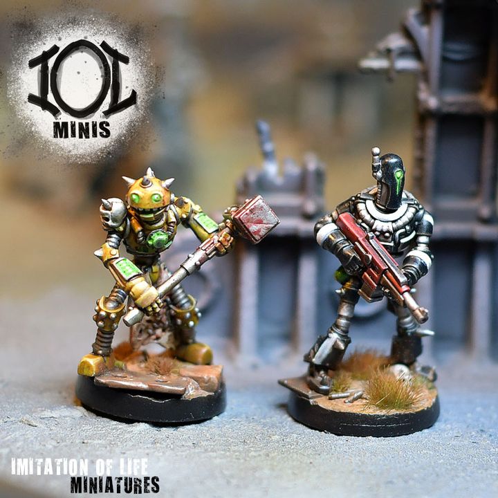 3D Printable Robot Warband Bundle by Imitation of Life Miniatures