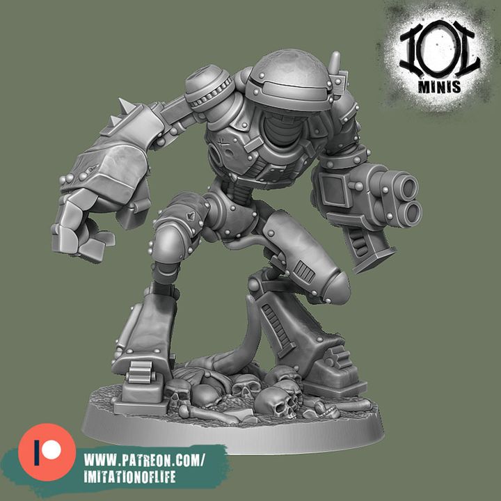 3D Printable Robot Warband Bundle by Imitation of Life Miniatures