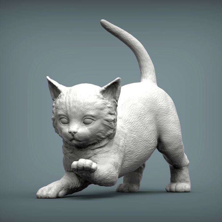 3D Printable kitty by Alexander3dart