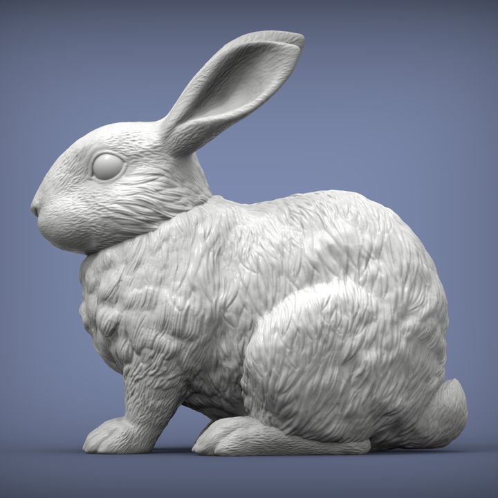 3D Printable rabbit by Alexander3dart