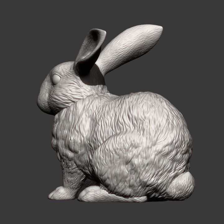 3D Printable rabbit by Alexander3dart