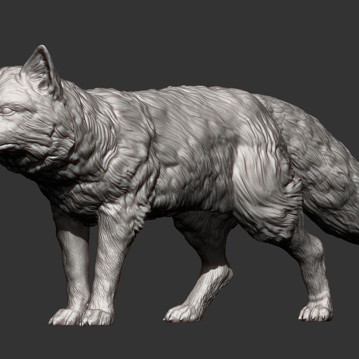3D Printable Fox by Alexander3dart