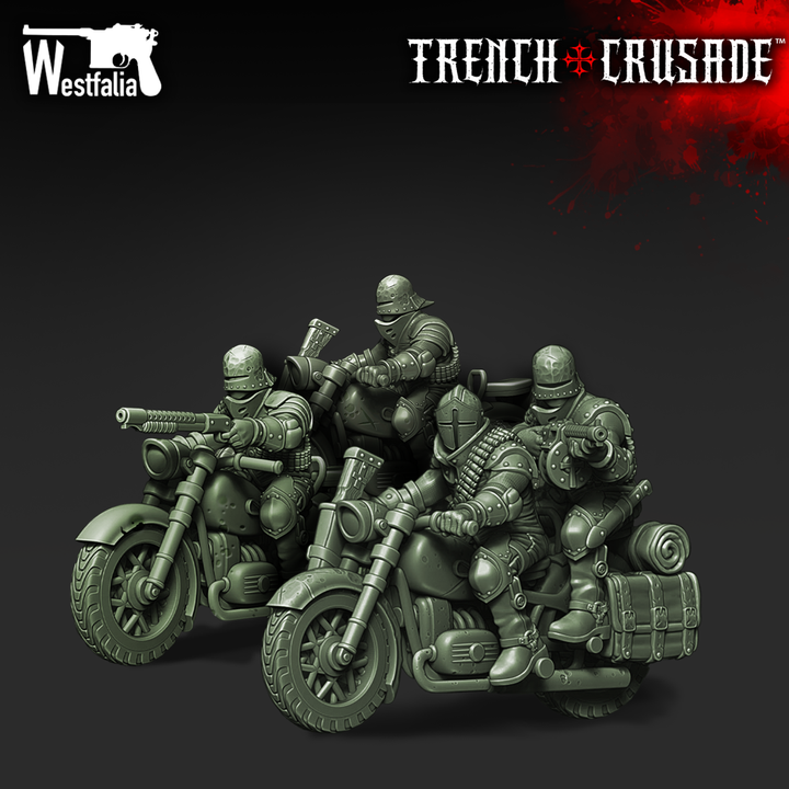 3D Printable Trench Crusade - Crimson Angels MC by Trench Stench