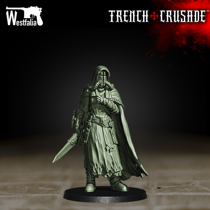 3D Printable Trench Crusade - Red Brigade Combat Medic by Trench Stench