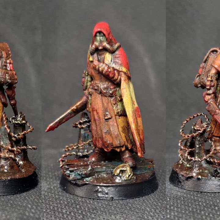 3D Print of Trench Crusade - Red Brigade Combat Medic by PermafrostMusic
