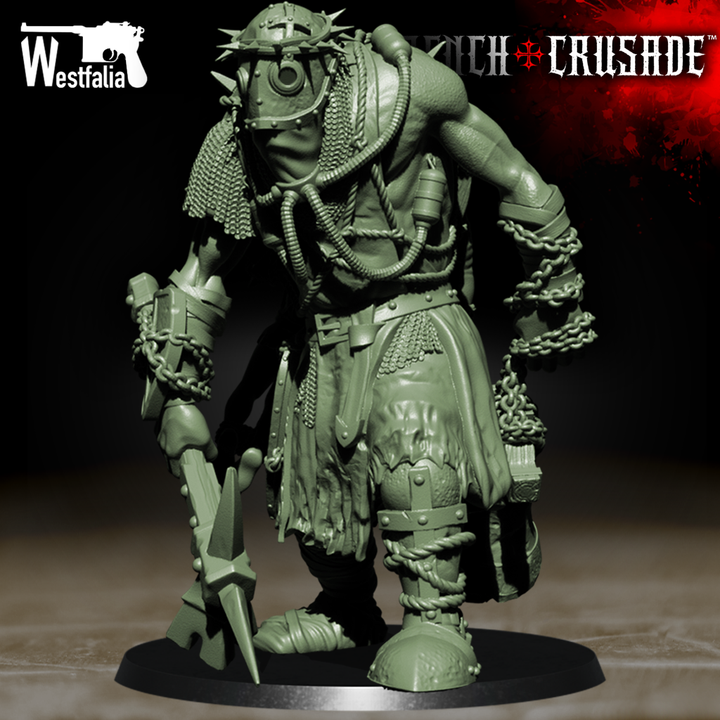 3D Printable Trench Crusade - Red Brigade Crimson Communicant by Trench ...