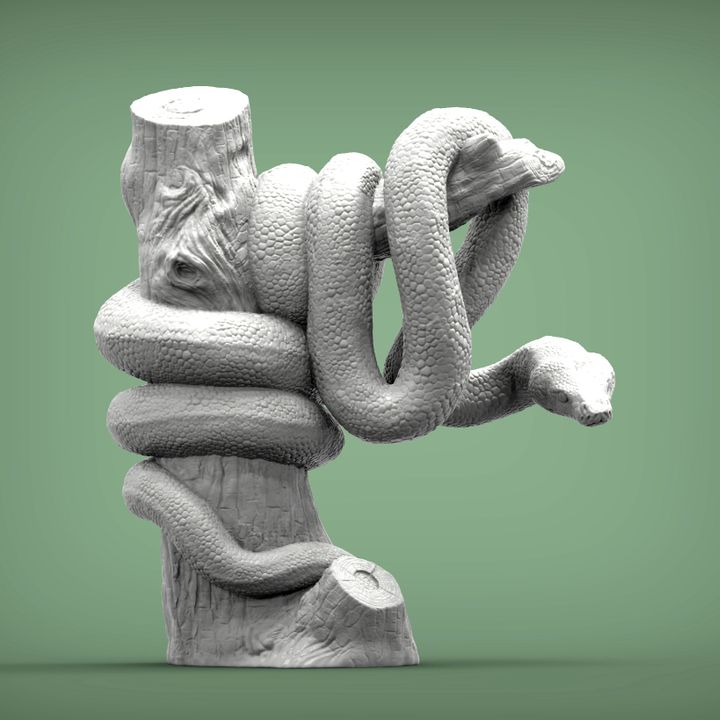 3D Printable boa by Alexander3dart