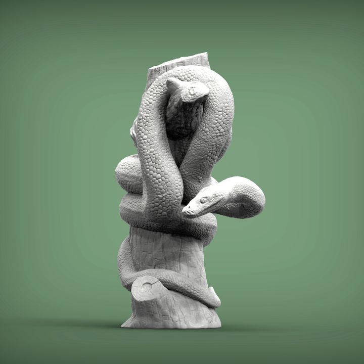 3D Printable boa by Alexander3dart