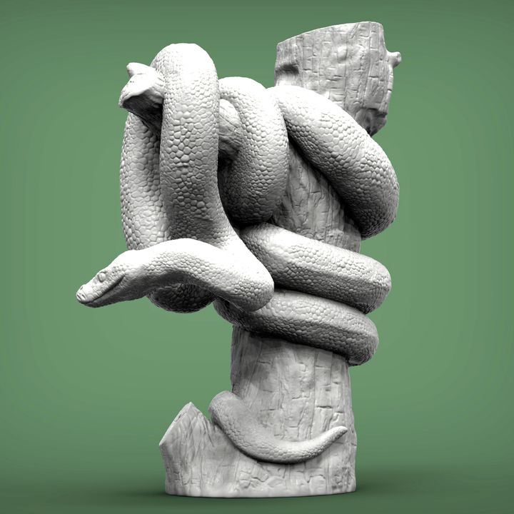 3D Printable boa by Alexander3dart