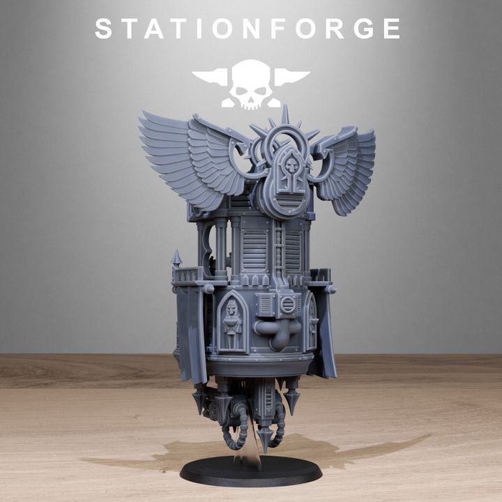 3D Printable Vodalites Flying Throne by Station Forge