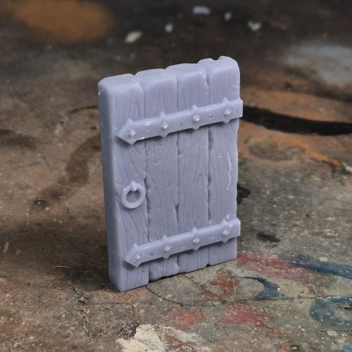 3D Printable Fantasy Door by Grim Wargamer