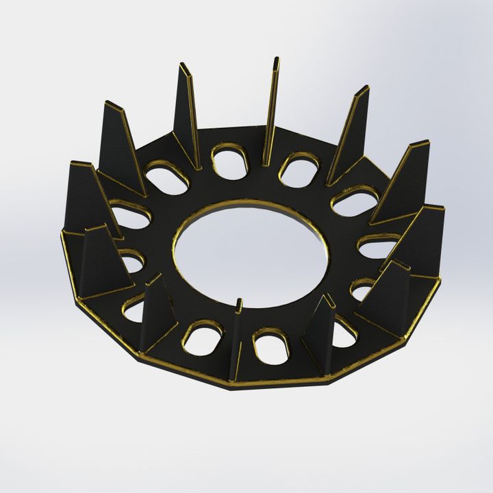 3D Printable Rodin Coil Star .STL 200mm Diameter Coil | iToroid Vortex ...