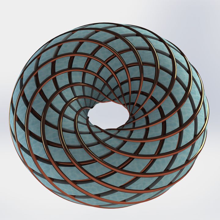 3D Printable Rodin Coil Torus .STL 12 INCHES Diameter Coil + Coil ...