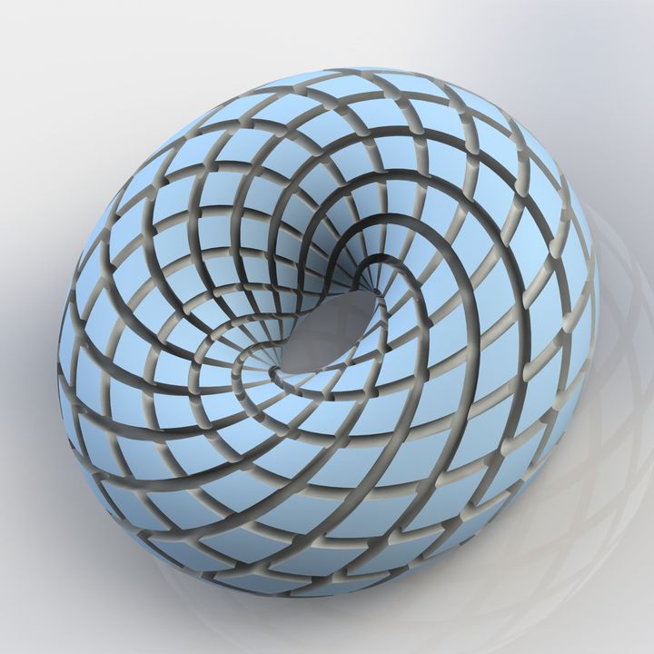 3D Printable Rodin Coil Torus .STL 12 INCHES Diameter Coil | iToroid Vortex Wave Field Generator ...