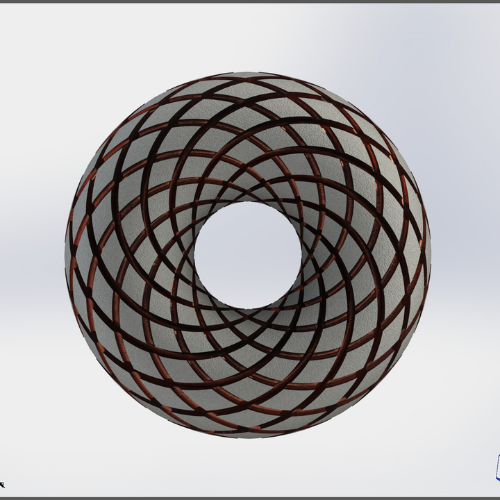 3D Printable Rodin Coil Torus .STL 10 INCHES Diameter Coil | iToroid ...