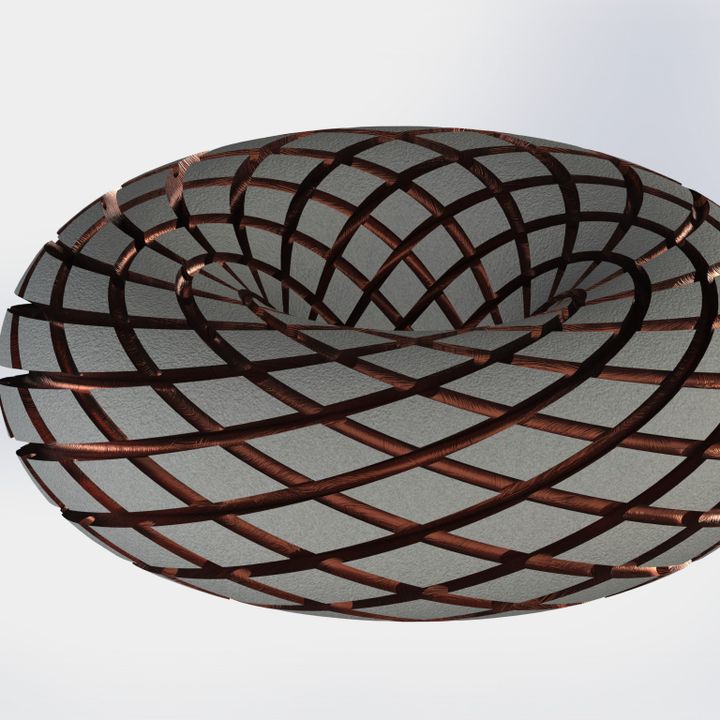 3D Printable Rodin Coil Torus .STL 10 INCHES Diameter Coil | iToroid ...