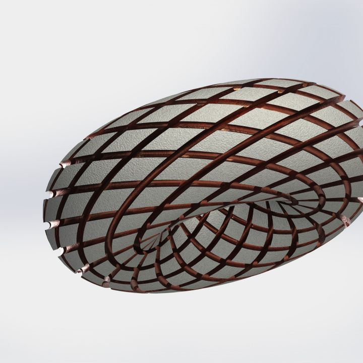 3D Printable Rodin Coil Torus .STL 10 INCHES Diameter Coil | iToroid ...