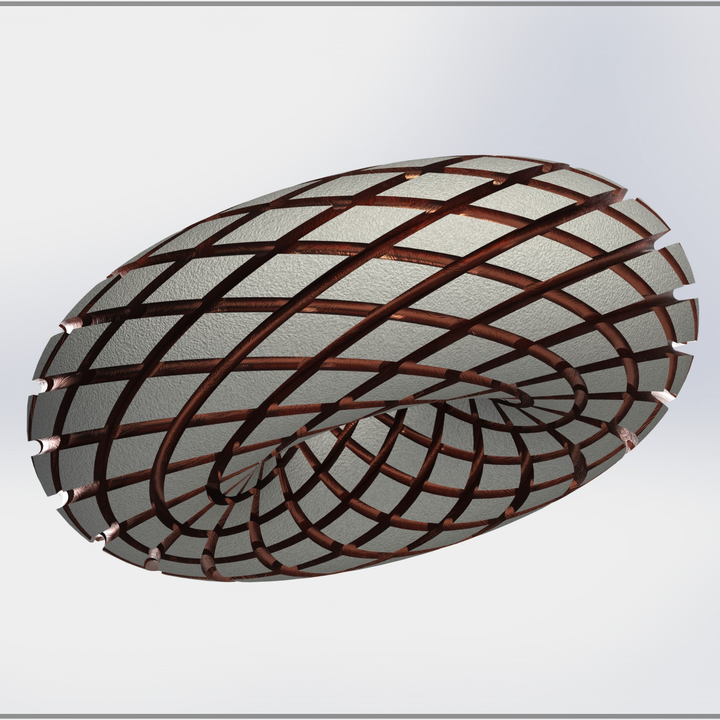 3D Printable Rodin Coil Torus .STL 10 INCHES Diameter Coil | iToroid ...