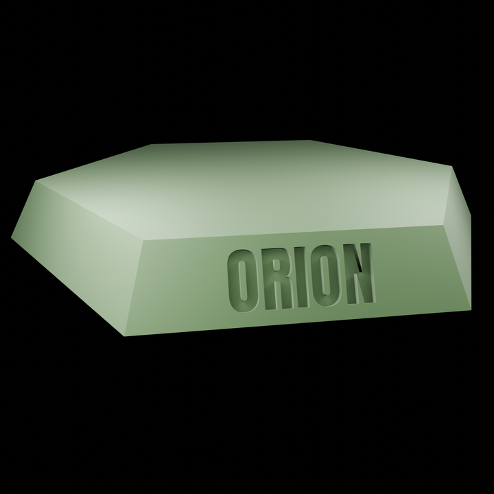 3D Printable Orion Battletech Hex Base by James Hall