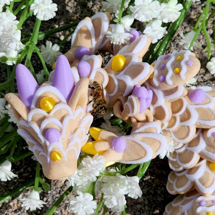 3D Printable Easter Cookie Dragon by Cinderwing3D