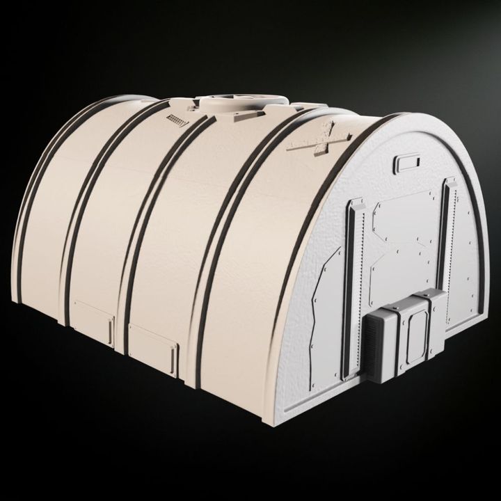 3D Printable Post-Apocalyptic Bunker II by WargamesCo