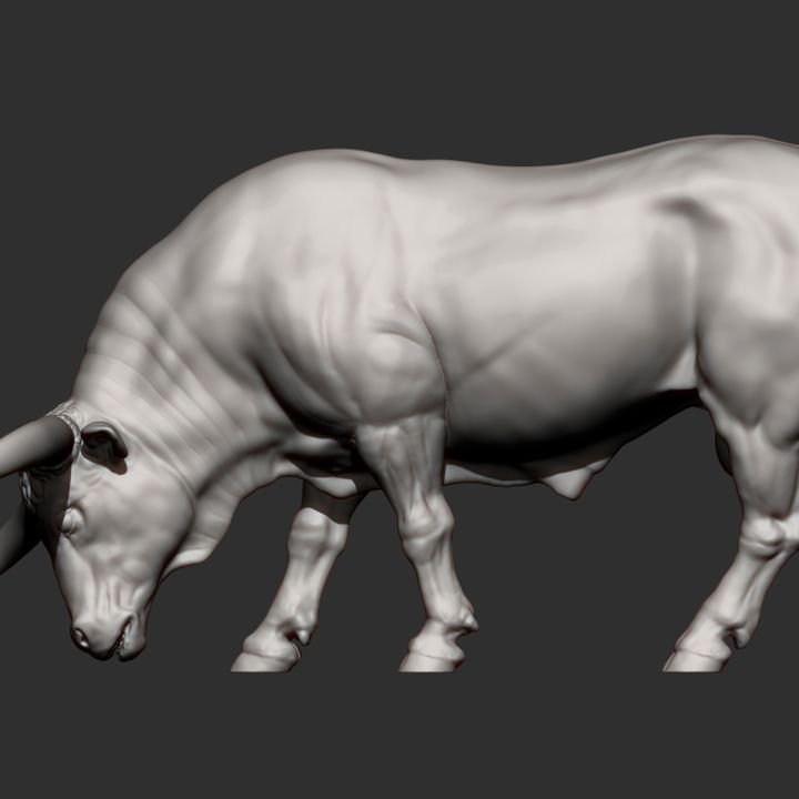 3D Printable Texas Longhorn by AKUZMENKO